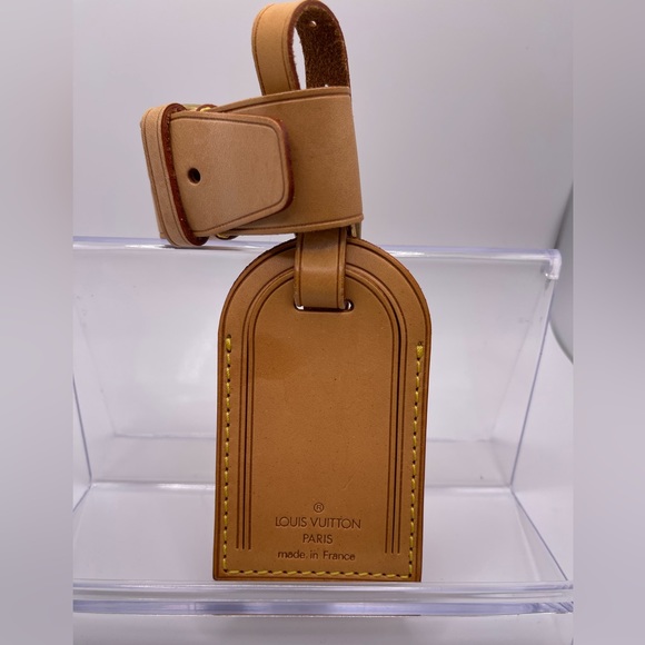 Louis Vuitton | Accessories | Louis Vuitton Natural Leather Luggage ...